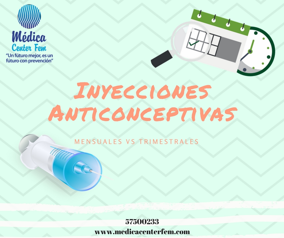 Inyecciones anticonceptivas (mensuales y trimestrales) – Medica Center Fem
