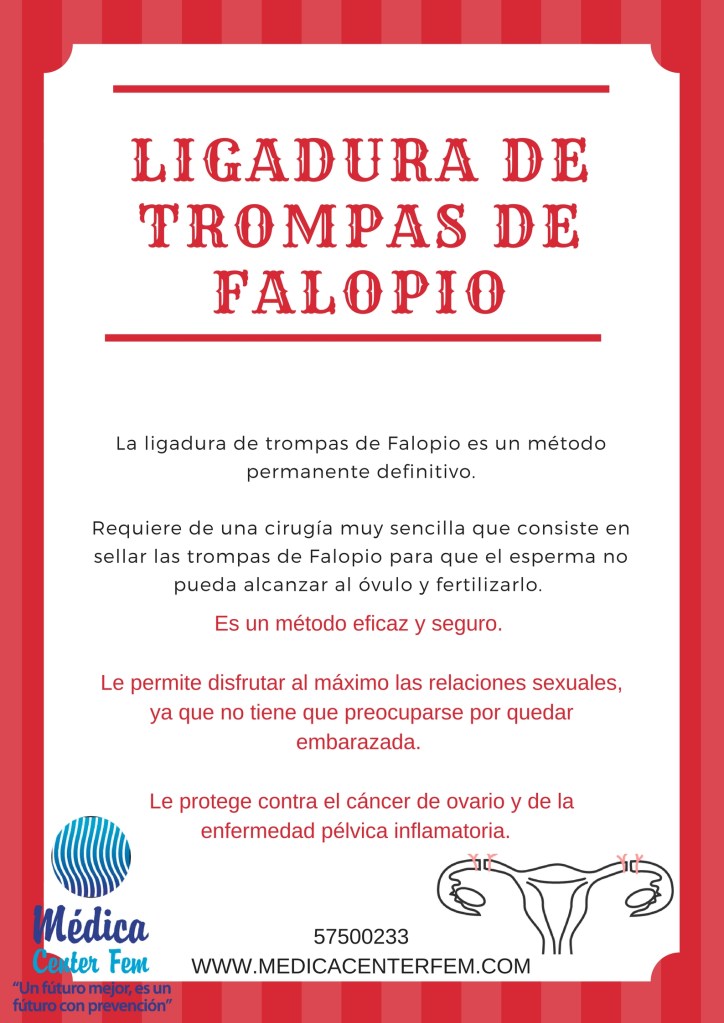Ligadura de trompas de Falopio – Medica Center Fem