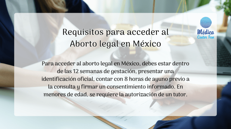 Requisitos para acceder al Aborto legal en México – Medica Center Fem